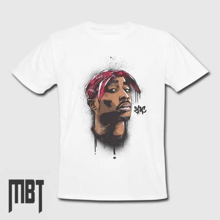2 Pac T-Shirt, 2 Pac Rap Tee-Shirt – MBT Merchandise