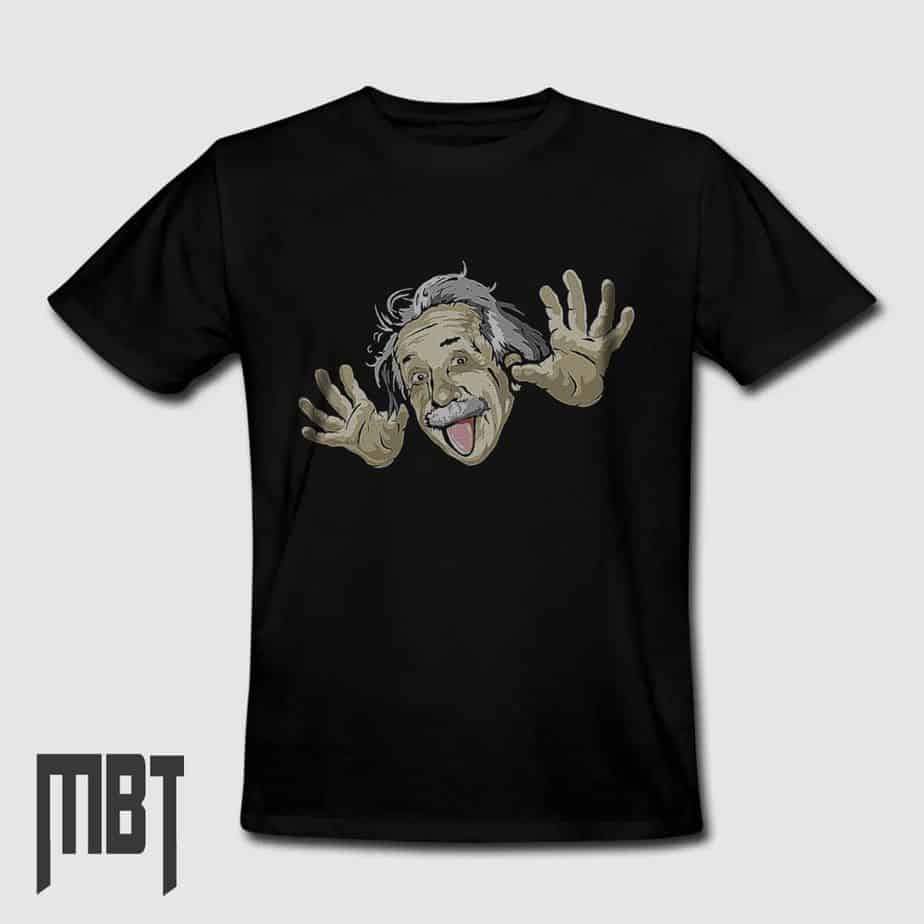 Albert Einstein T-Shirt, Einstein Tee-Shirt #3 – MBT Merchandise