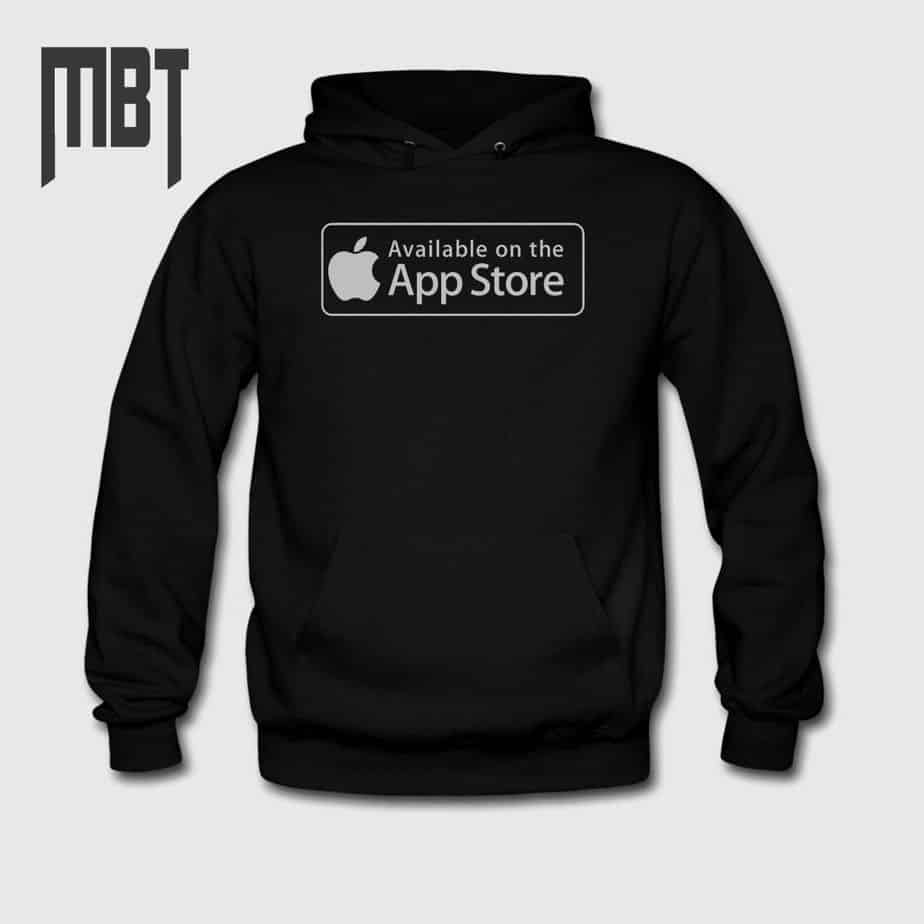App Store Hoodie, Apple App Store Hooded Sweatshirt – MBT Merchandise