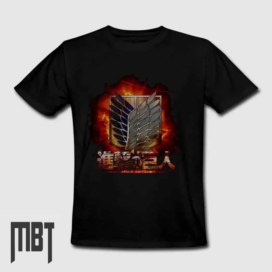 Attack on Titan T-Shirt, Attack on Titan Anime Tee-Shirt #1 – MBT ...