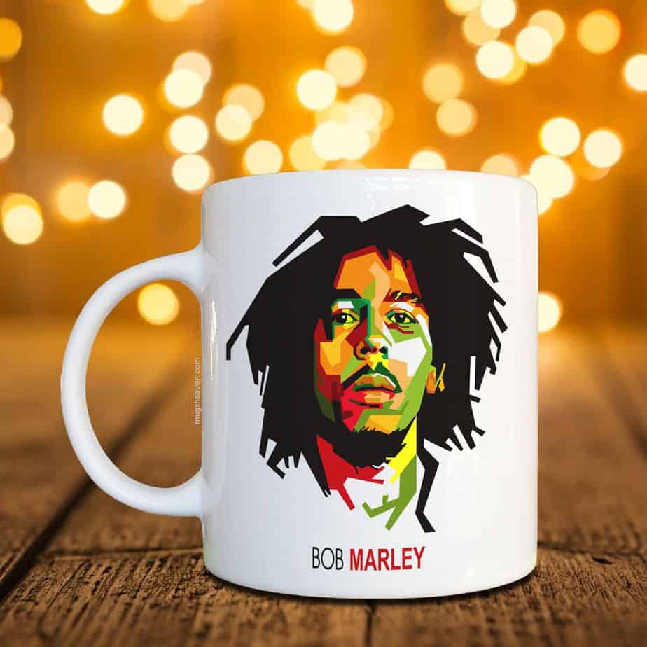 Bob Marley Mug, Reggae Coffee Mug, Reggae, Ska, Jamaica – MBT Merchandise