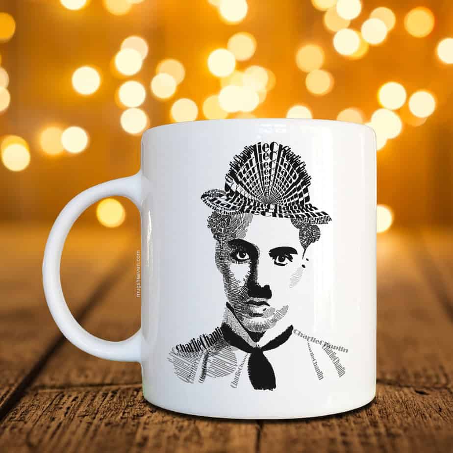 Charlie Chaplin Mug, Charles Chaplin Coffee Mug – MBT Merchandise