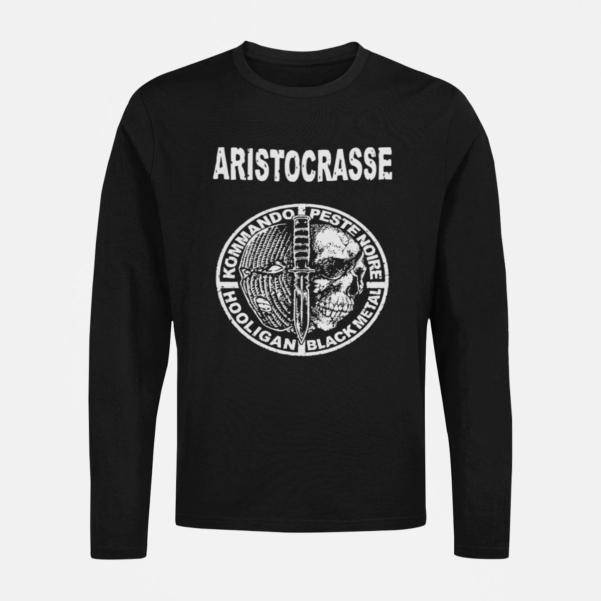 Peste Noire Longsleeve T-Shirt, Peste Noire Aristocrasse Black Long ...