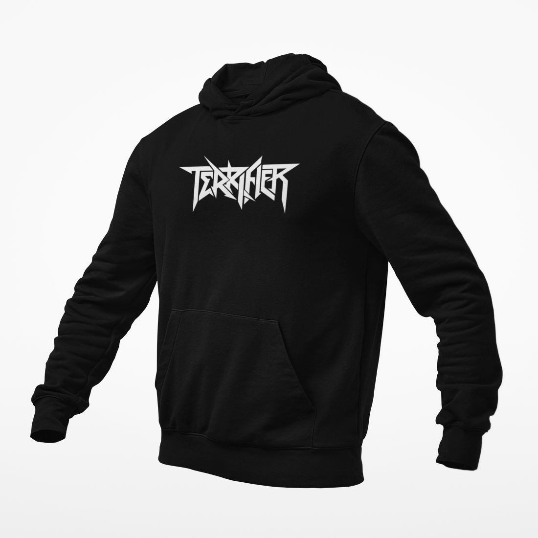 Terrifier Hoodie, Terrifier Logo Black Hoodie – MBT Merchandise