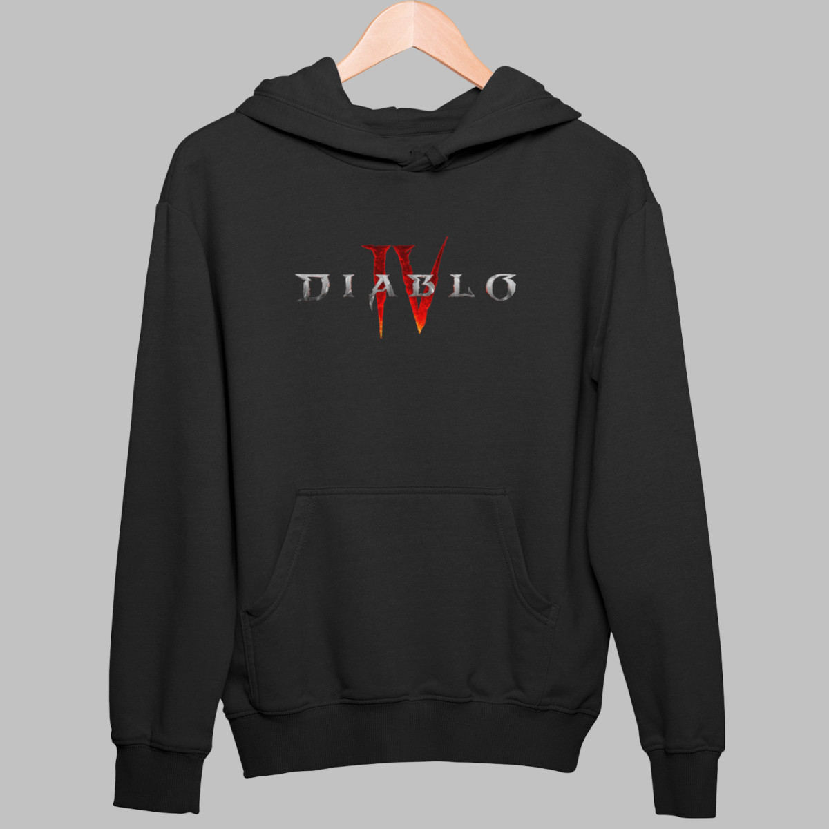Diablo 4 Hoodie, Diablo IV Logo Black Sweatshirt – MBT Merchandise