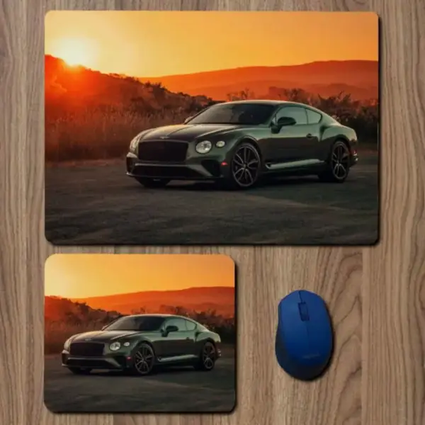Bentley Mouse Pad, Bentley Continental GT Large Mousepad for Gamers ...