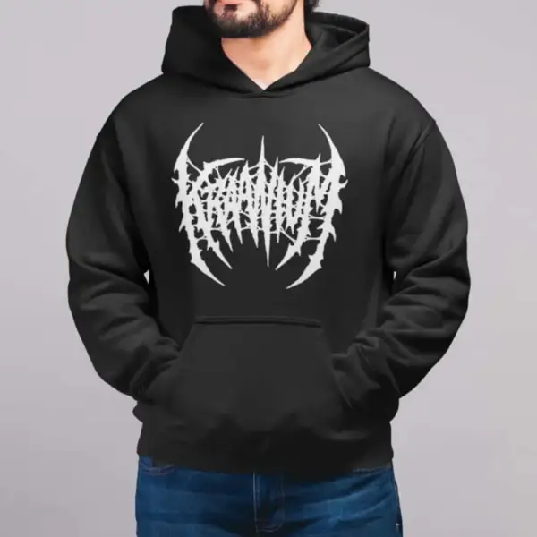 Kraanium Logo Hoodie, Brutal Death, Black Metal Merch – MBT Merchandise ...